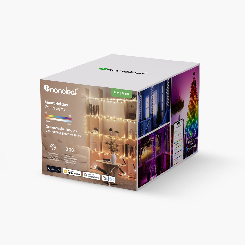Nanoleaf Matter Wi-Fi String Lights | Smart Holiday Lighting – Nanoleaf ...