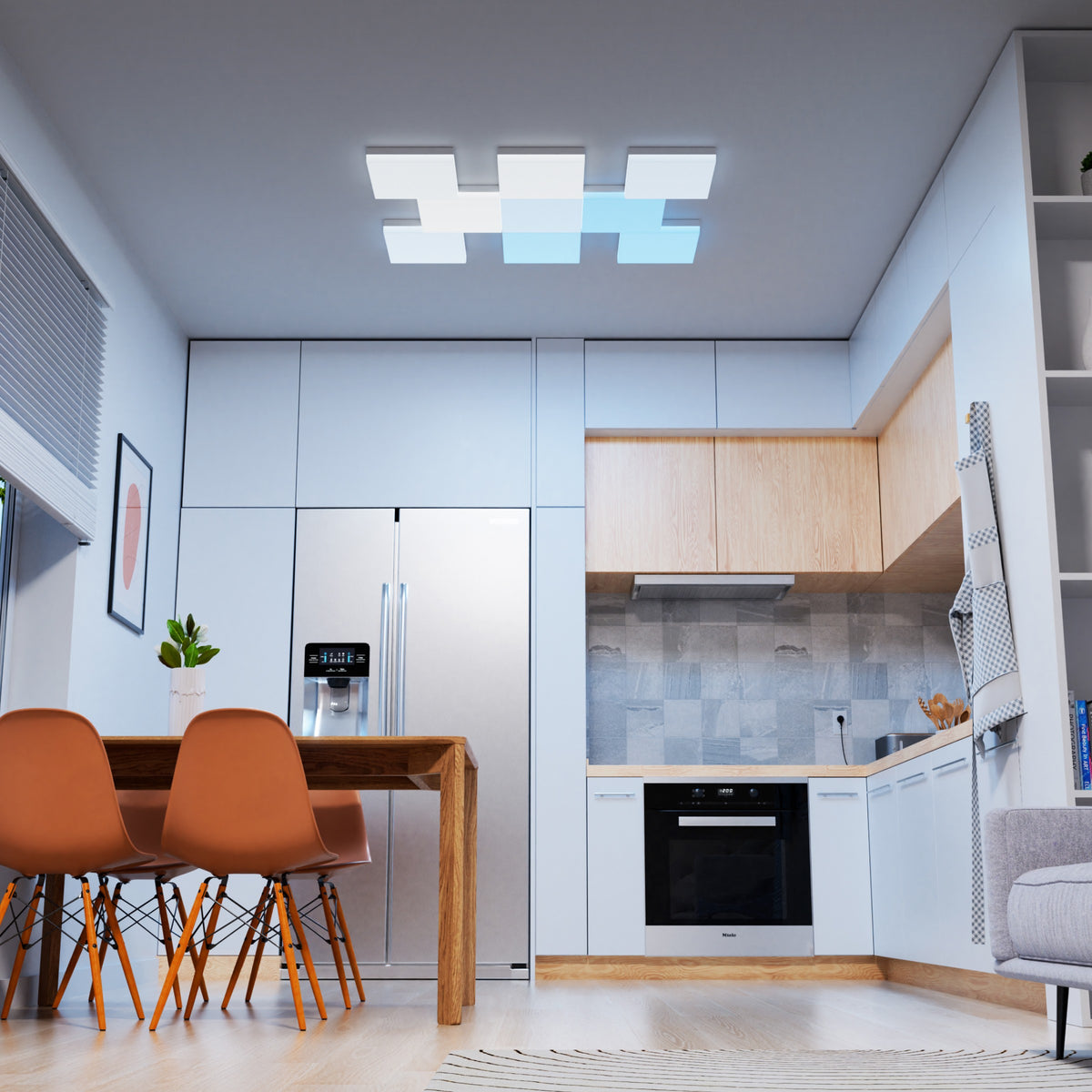 Nanoleaf Skylight Smarter Kit (9 Pack) | Modular Smart Ceiling Lights ...