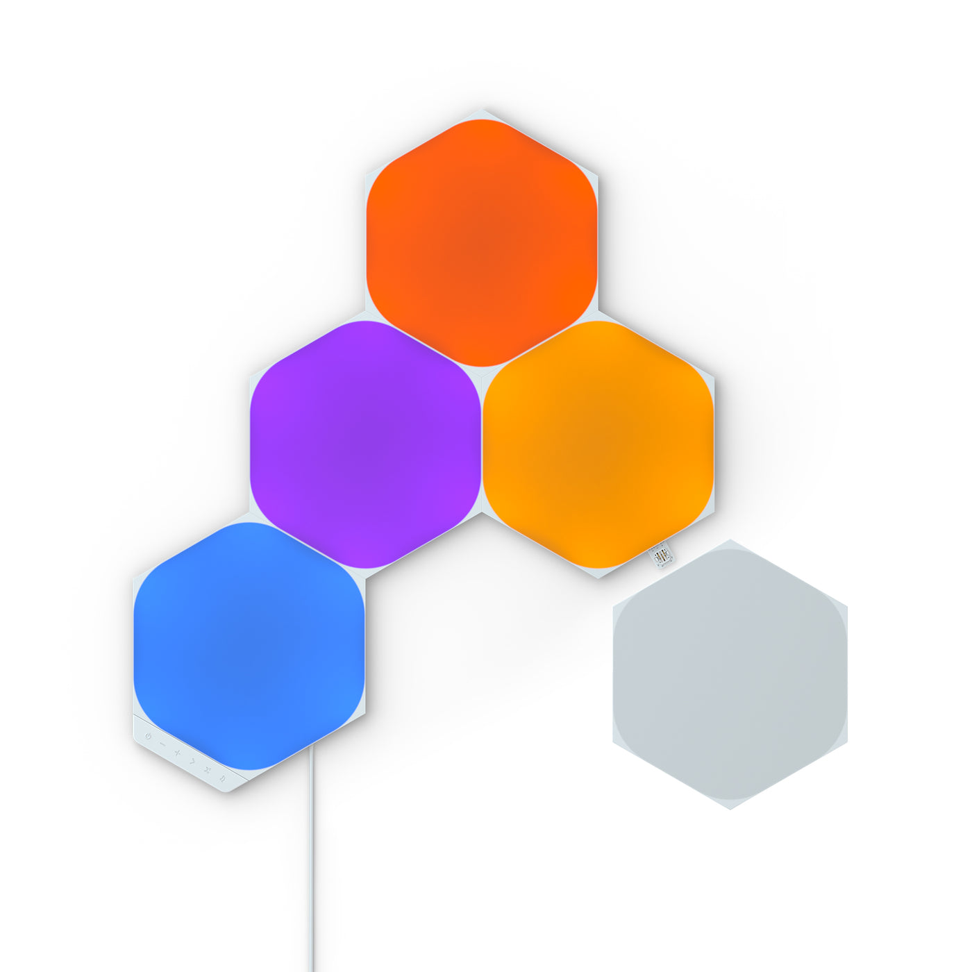 Nanoleaf Shapes Hexagons | Smart LED Light Panel Kit (5 Panels ...