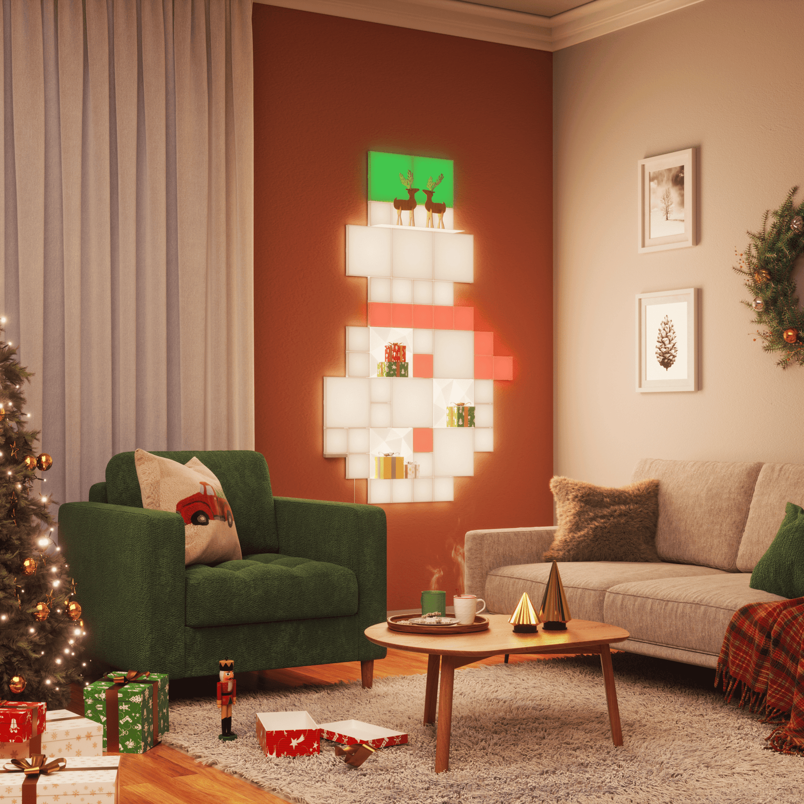 Nanoleaf Blocks Shelves | Smart LED Accessory Add-On Kit – Nanoleaf ...